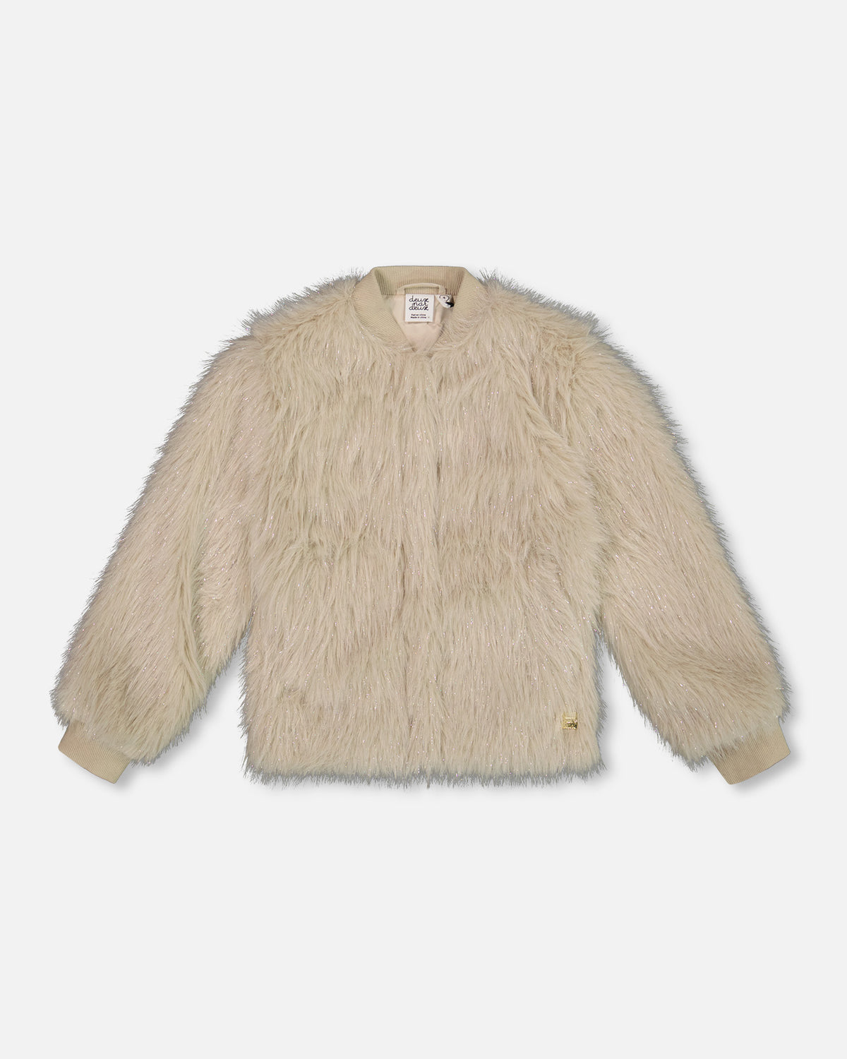 Snowflake Sparkle Faux Fur Jacket– Different Strokes for Little Folks